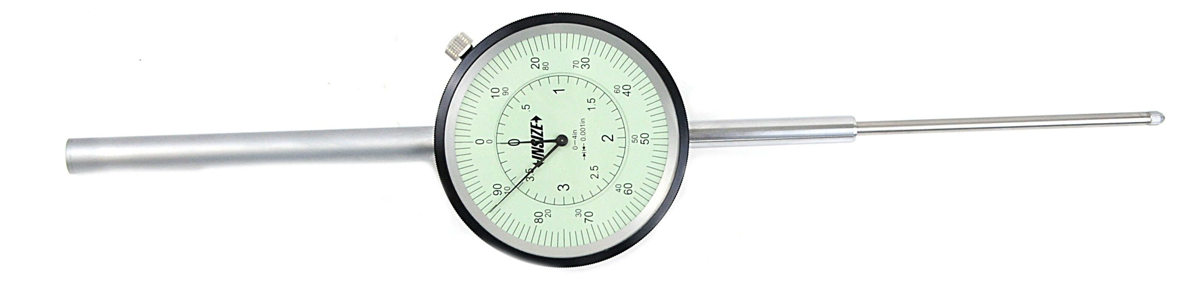 LONG STROKE DIAL INDICATOR - INSIZE 2326-4 4" | Wallers Industrial