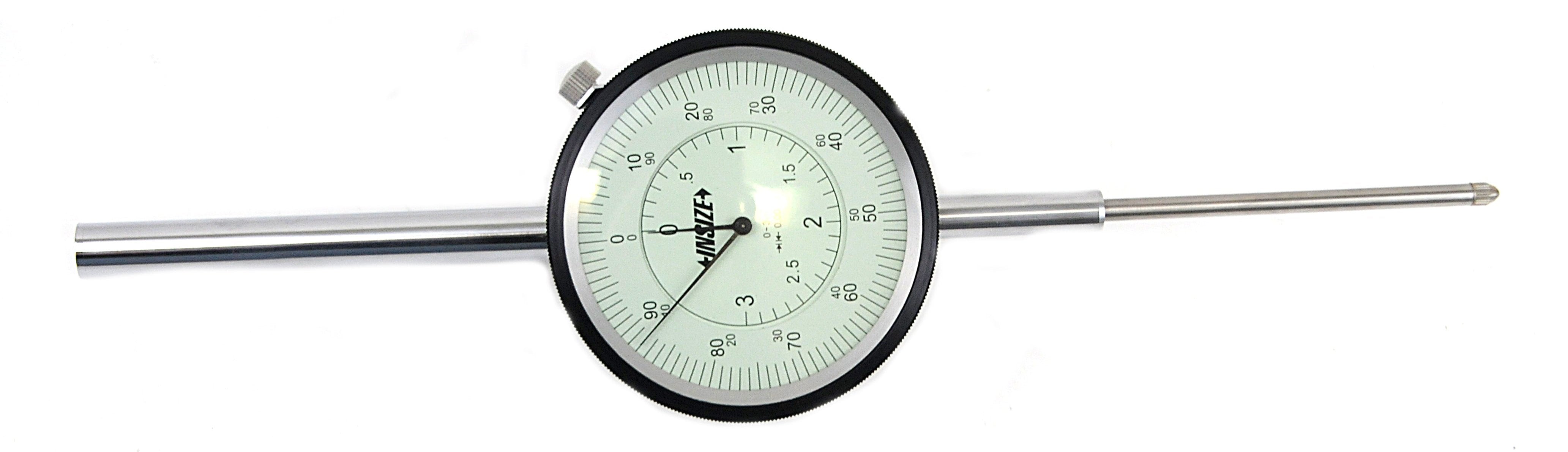 LONG STROKE DIAL INDICATOR | 3" INSIZE 2326-3 | Wallers Industrial
