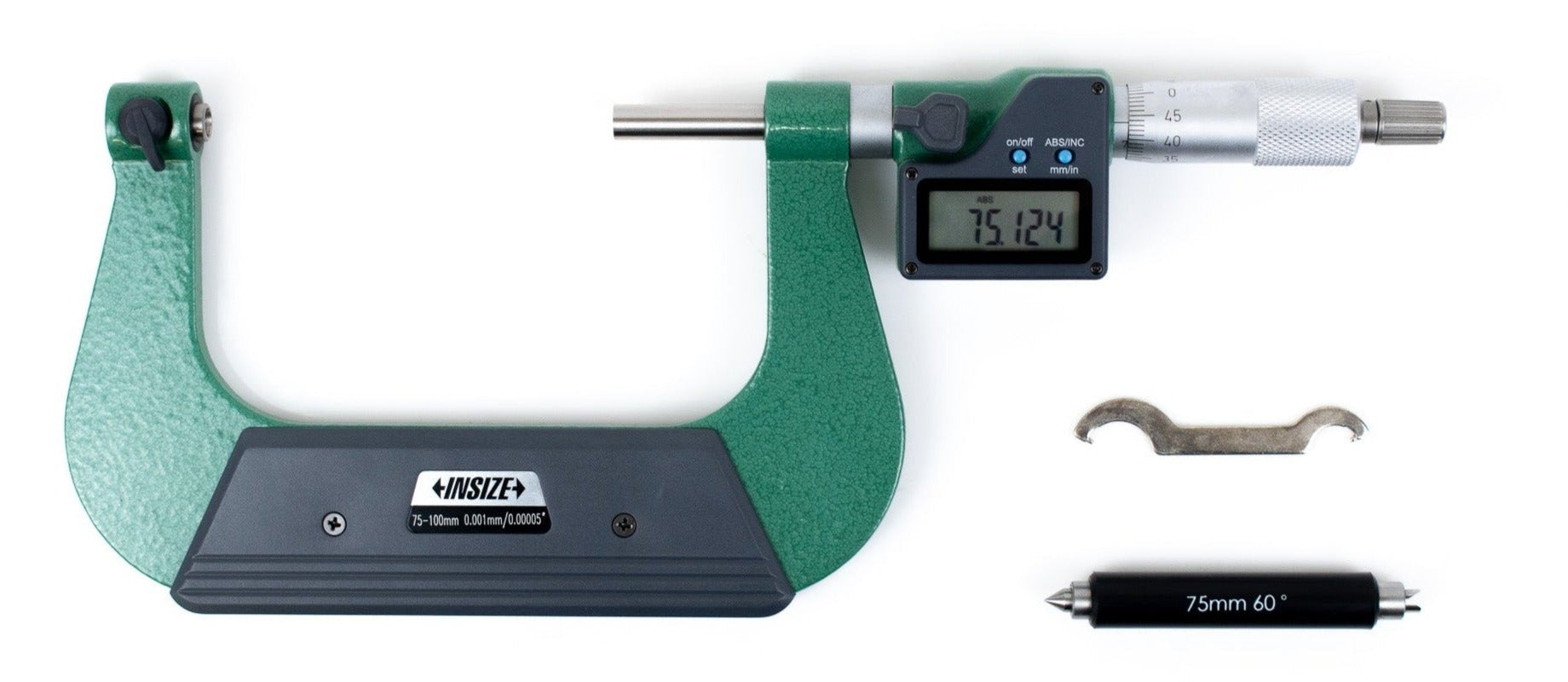 DIG SCREW THREAD MIC 75-100MM - 3581-100A