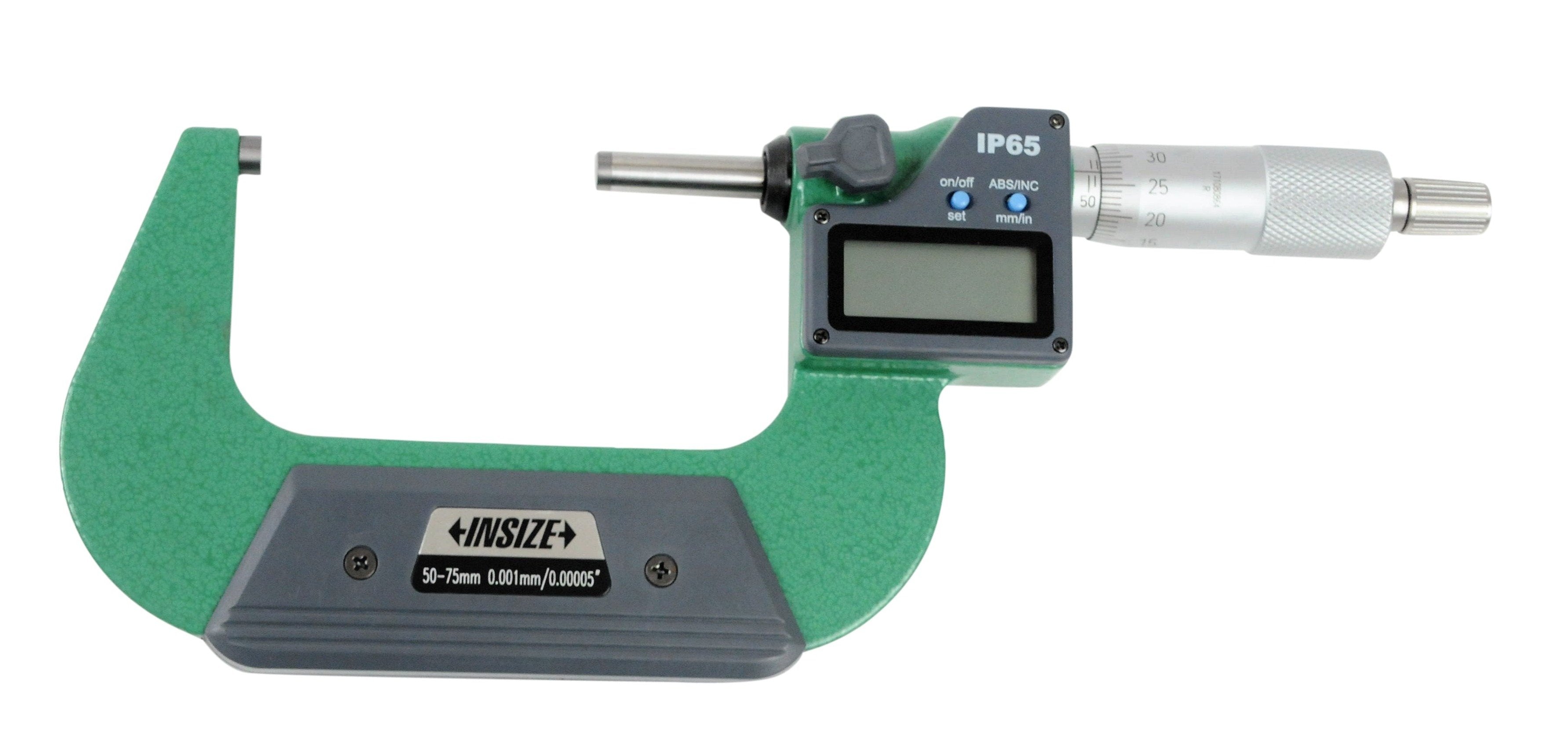 DIGITAL MICROMETER - INSIZE 50-75mm / 2-3" | Wallers Industrial