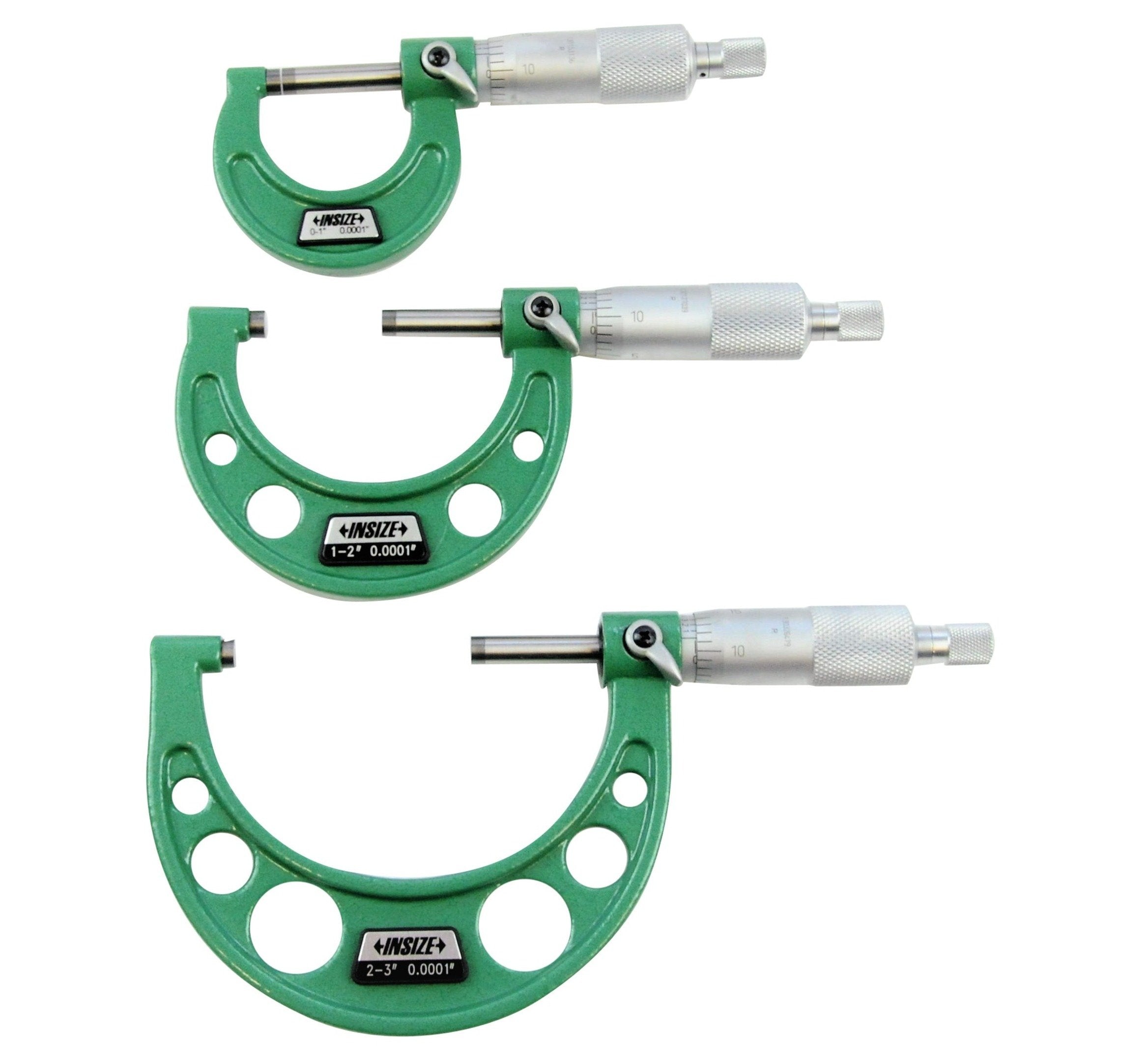 OUTSIDE MICROMETER SET - Insize 3203-33A 3" | Wallers Industrial