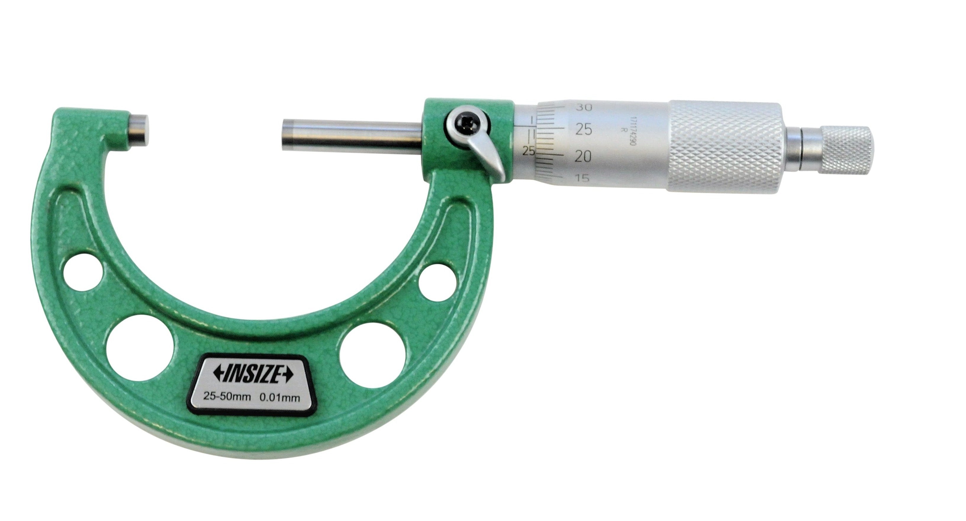OUTSIDE MICROMETER - Insize 3203-50A 25-50mm | Wallers Industrial