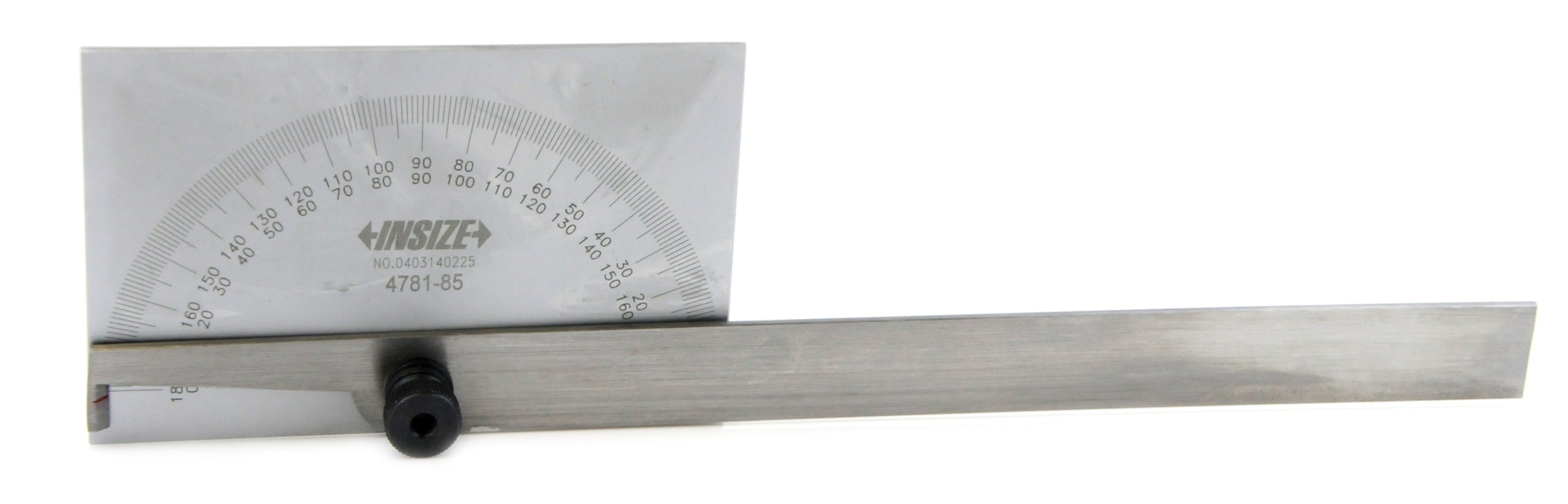 180 DEGREE PROTRACTOR - INSIZE 4781-85 | Wallers Industrial