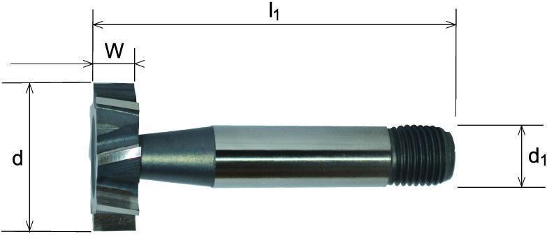 Somta - Hss-Co Woodruff Cutter 28.5 X 6.0Mm (Threaded Shank)
